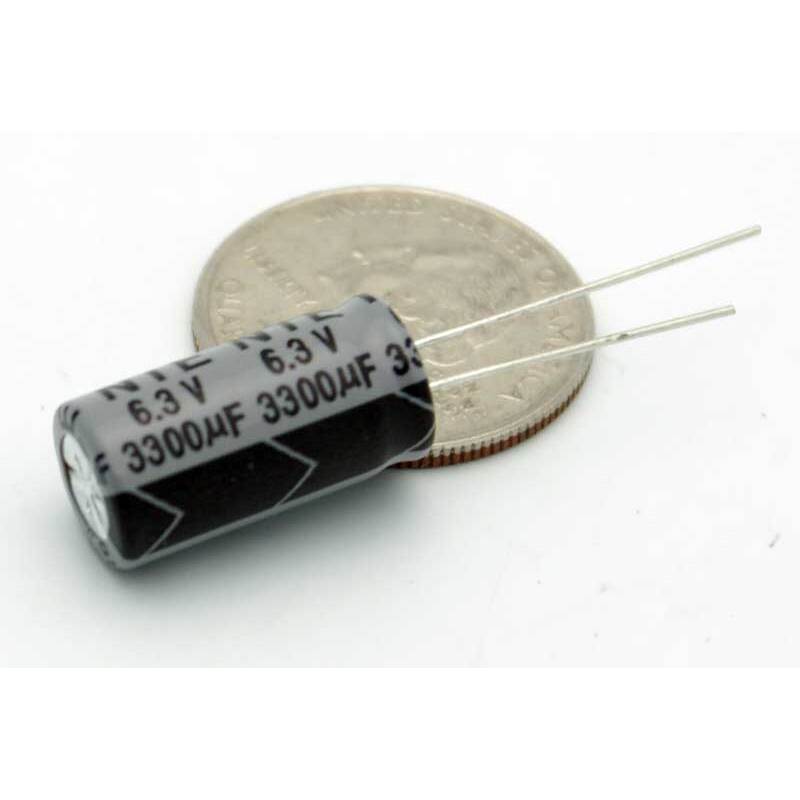 3300uF 6.3 Volt Electrolytic Capacitor – Vetco Electronics