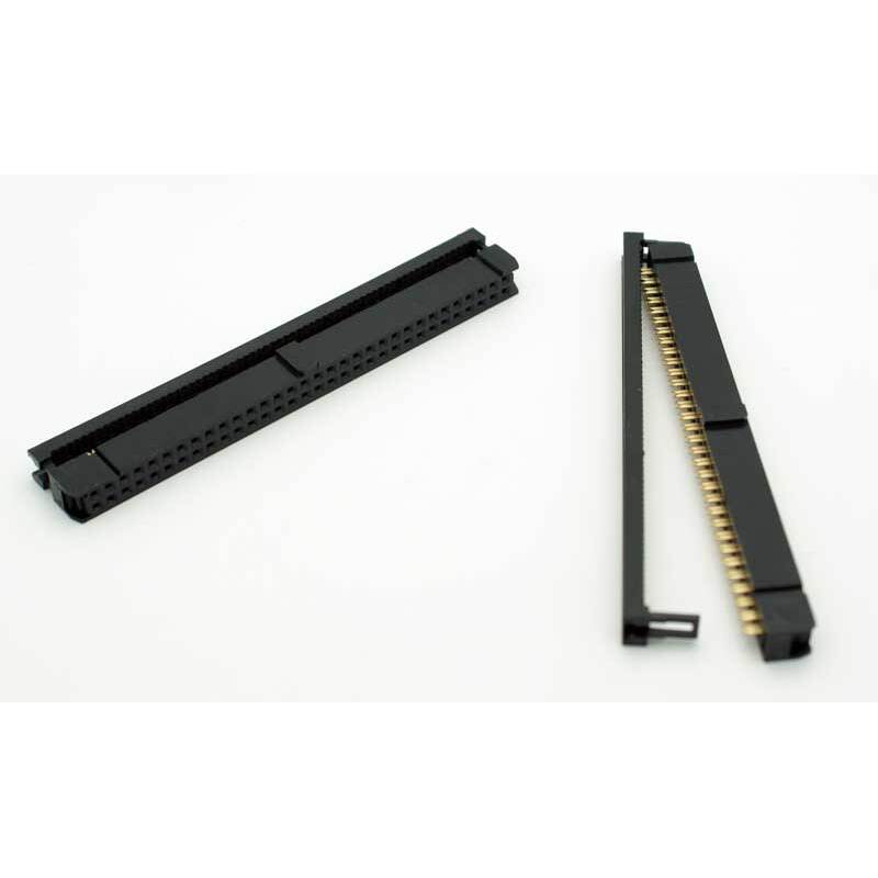 64 Pin IDC Female Socket Connector 0.1" (Keyed)