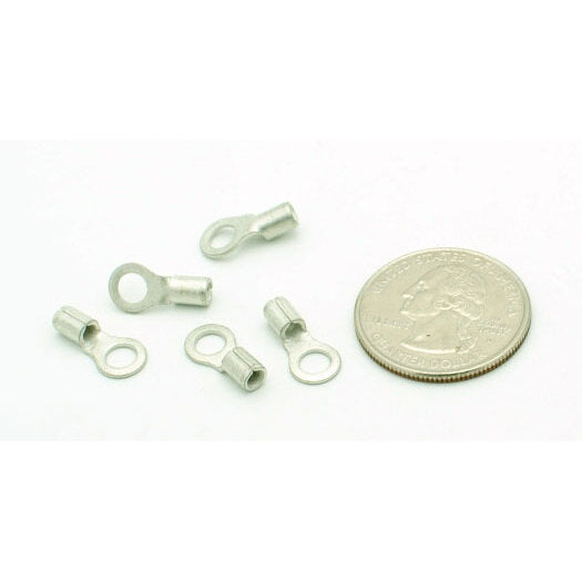 Non-Insulated Ring Terminal - 16-14 AWG - #8 Stud - 100 Pack – Vetco Electronics