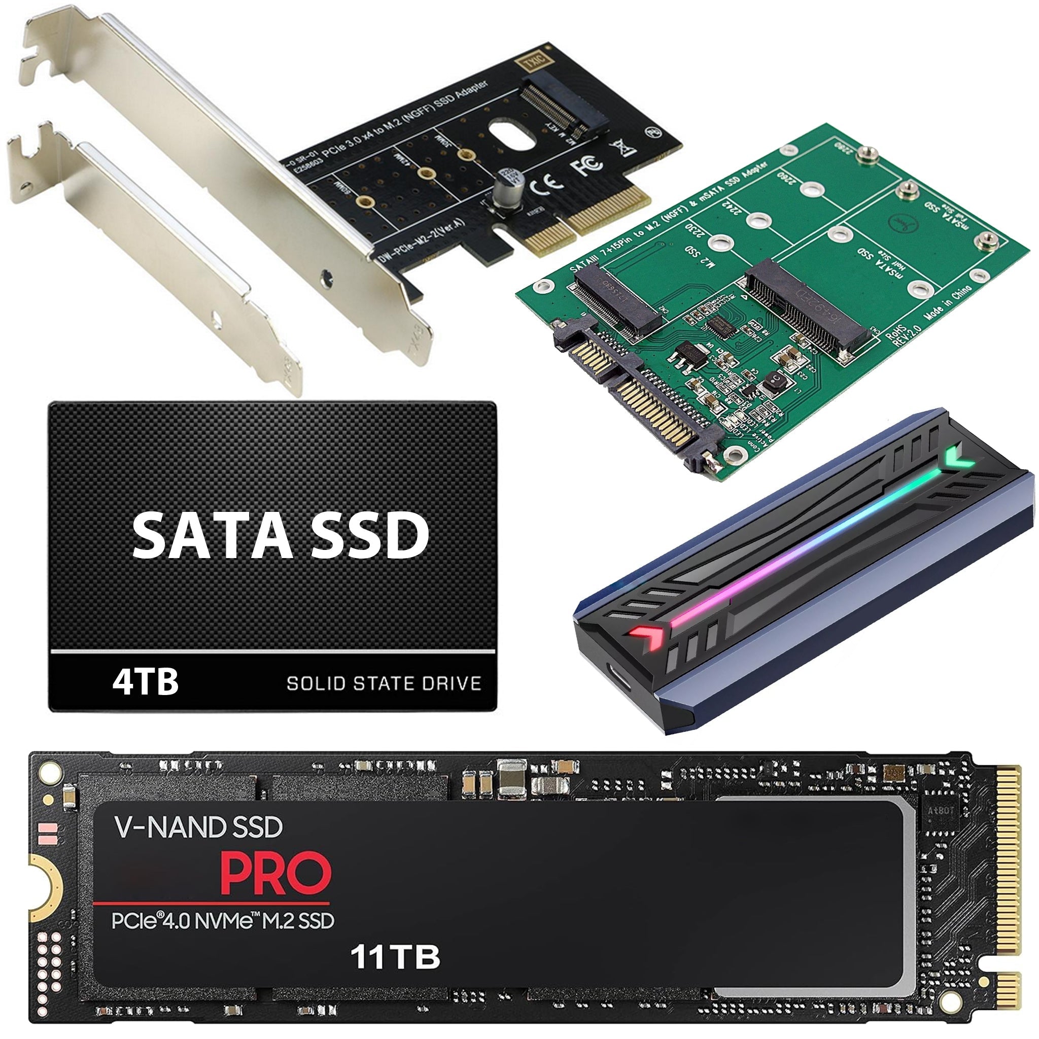 SSDs & Adapters