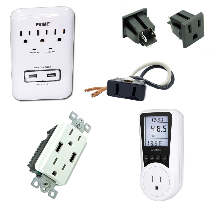 AC Power Receptacles | Vetco Electronics