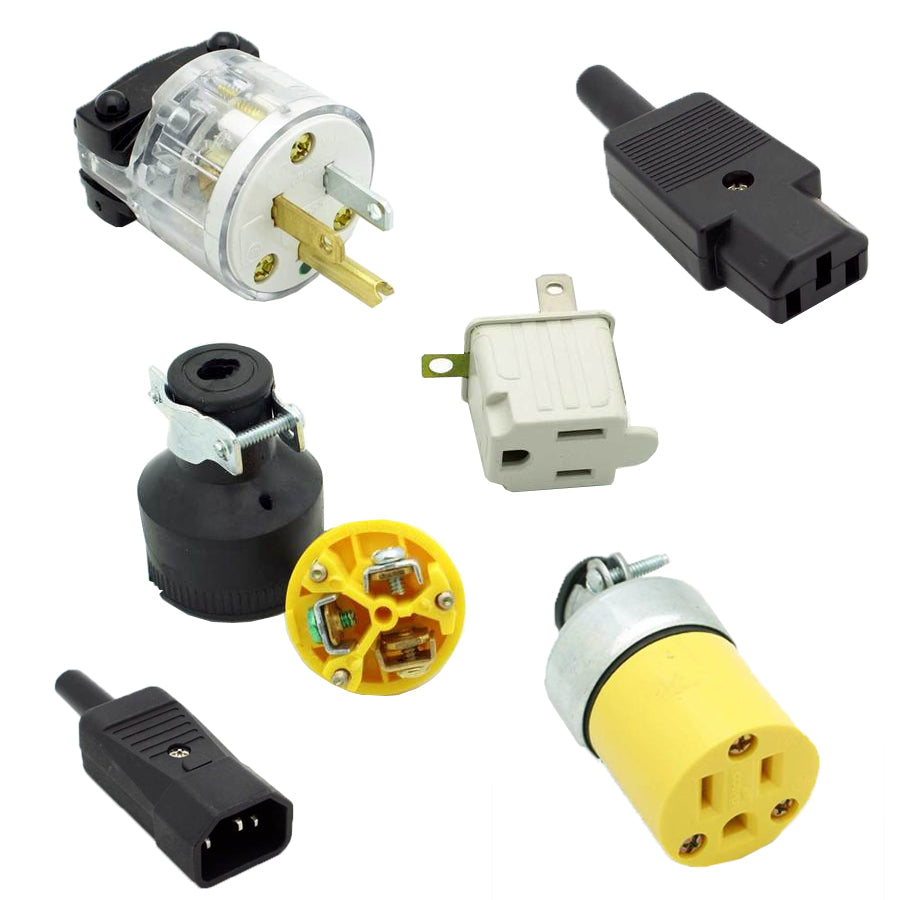 Inline AC Power Plugs And Sockets