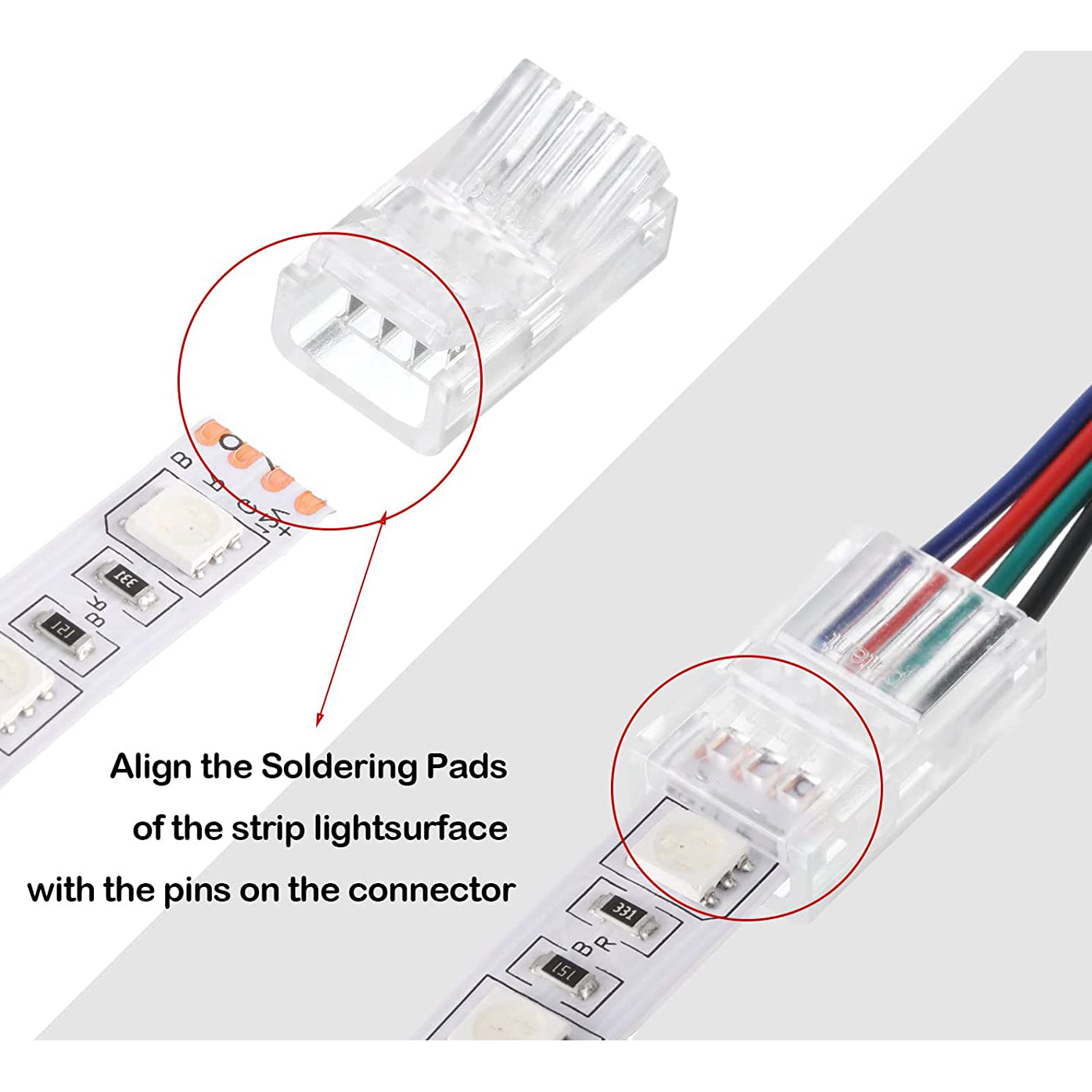 LED Strip Light Connectors & Couplers