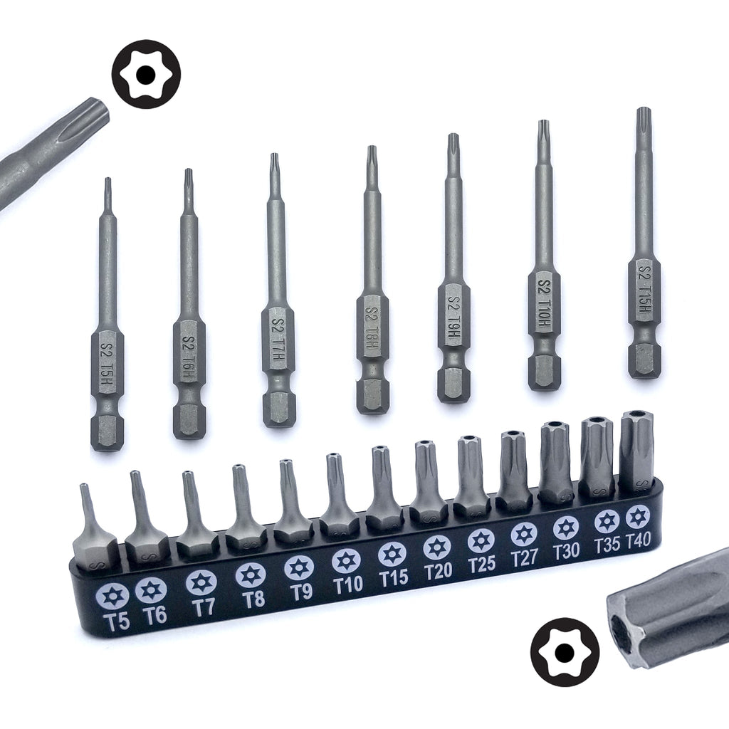 Security Torx Bit Sets (20-piece)
