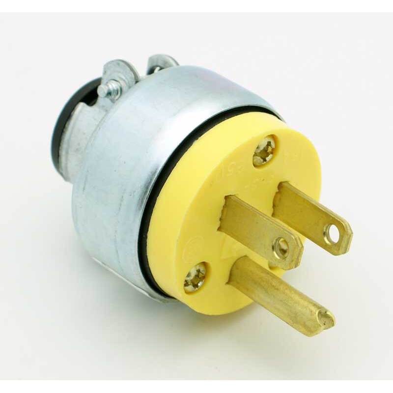 Philmore 8515P - Armored Cable / MC Cable Male AC Plug - NEMA 5-15P
