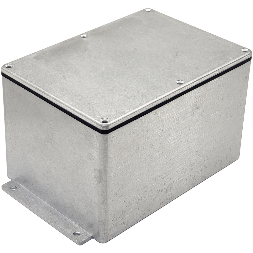 4.75"x6.75"x4" Aluminum Die-Cast Box Sealed w/Mounting Flange