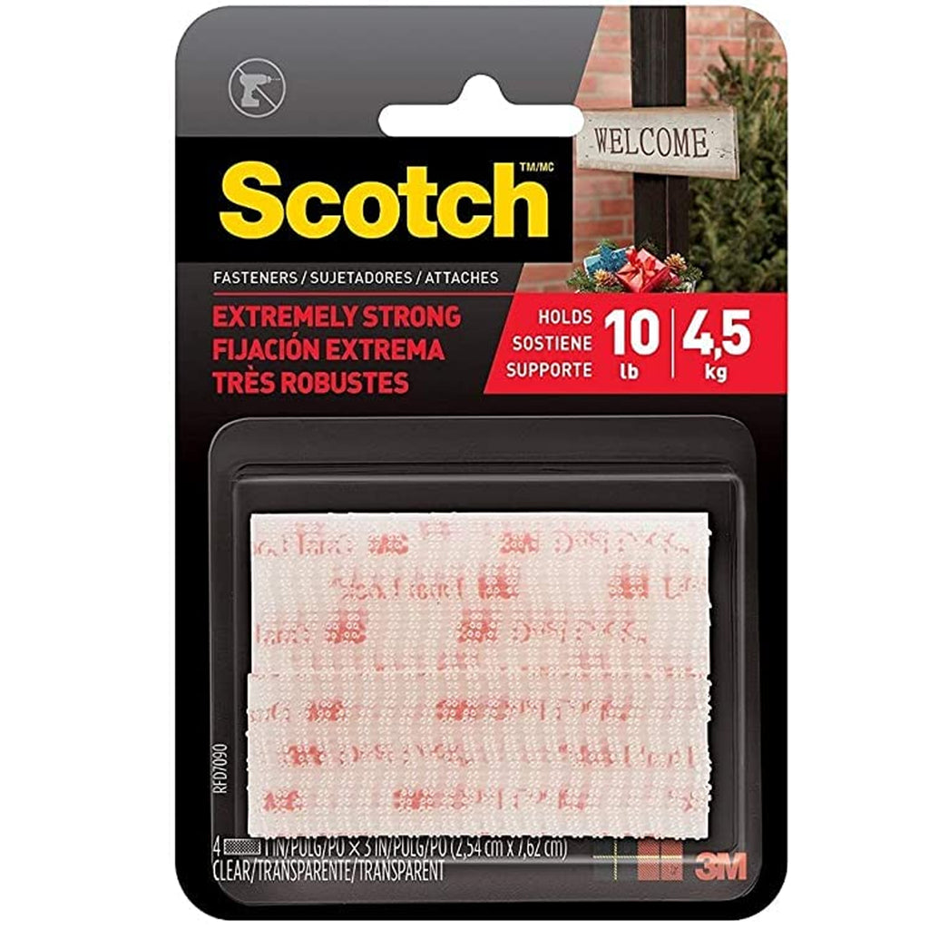 Duty Dual Lock Adhesive Mounting Tape (Like Velcro) - 3M Scotch All-We