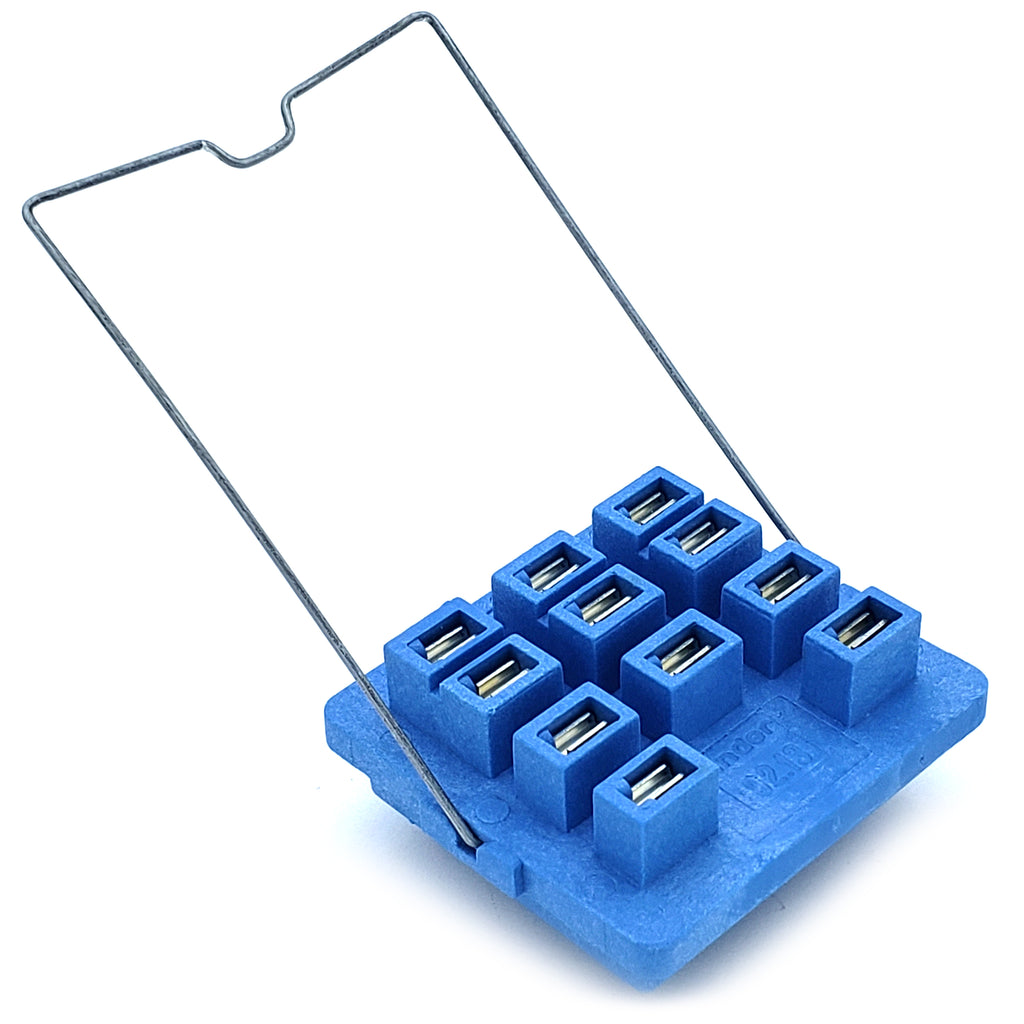 11-Pin PCB Relay Socket With Retaining Clip - Finder 92.13