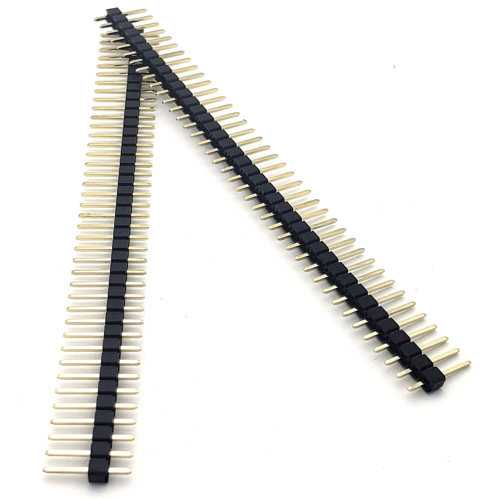 40 Pin Breakable Male single row Header connector PC Mount 0.1" Spacin