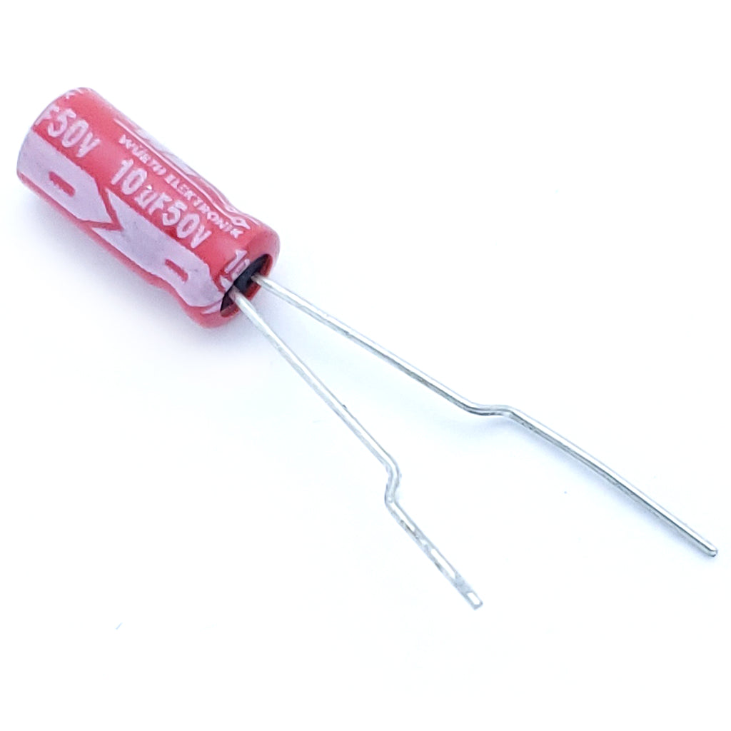 10uF 50 Volt Electrolytic Capacitor