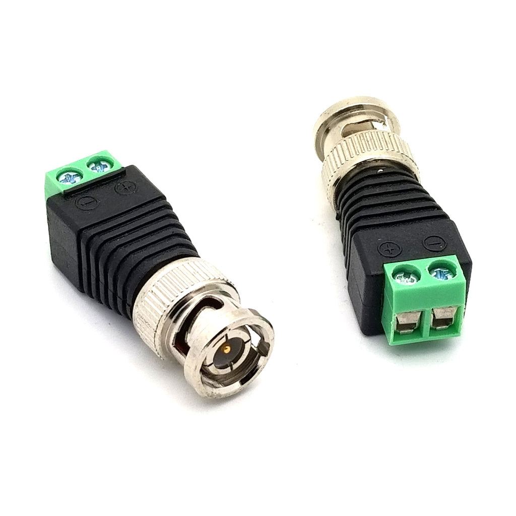 Solderless BNC Male Connector - w/Screw Terminals