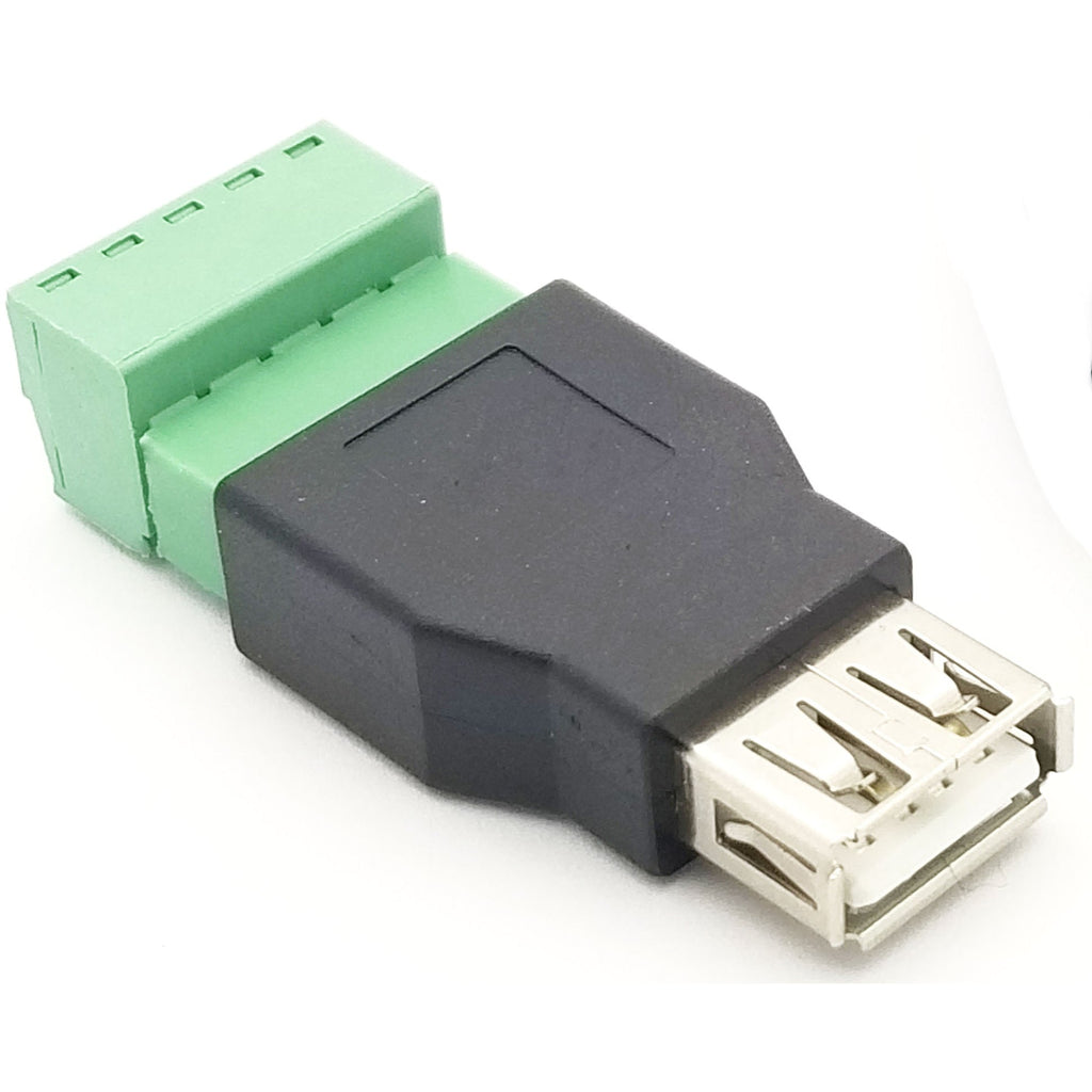 Velleman CV052 - USB A Female to Screw Terminal Breakout USB A Female ...