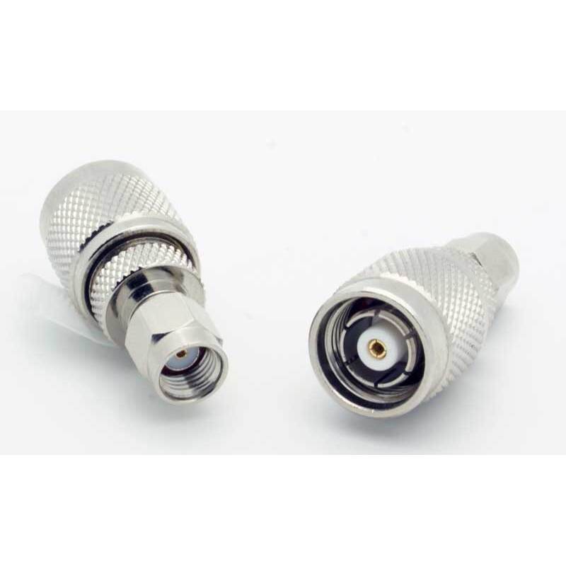 Reverse SMA Male - Reverse TNC Male Adapter