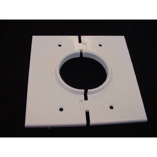 Double Gang Bulk Cable Split Apart Wall Plate (Hole Style)