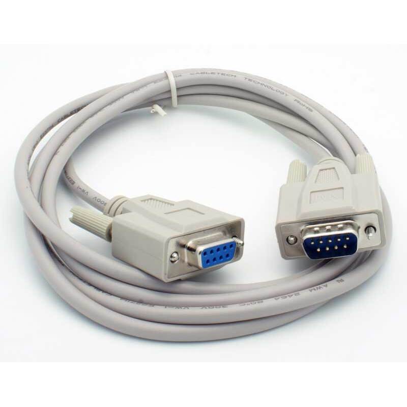 6' Null Modem 9 Pin (DB9) Serial Male - Female Cable