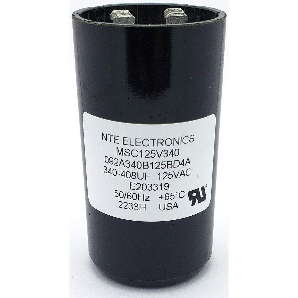 340-408 MFD 125VAC Motor Start Capacitor