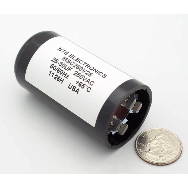25-30 MFD 250VAC Motor Start Capacitor – Vetco Electronics