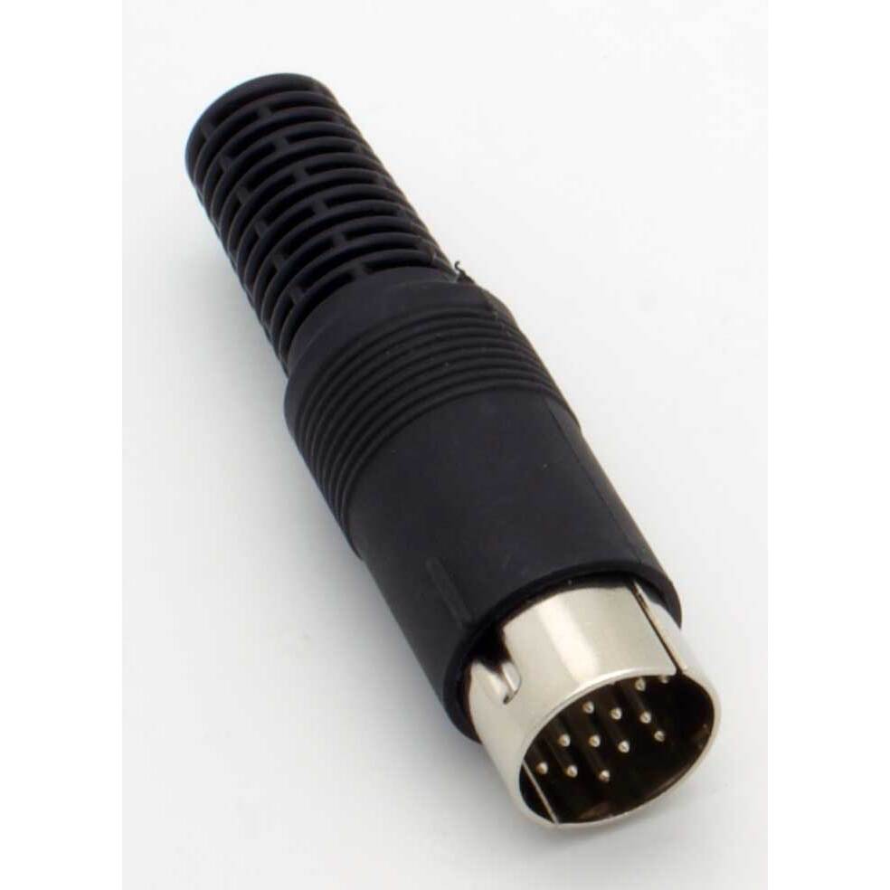 13 Pin DIN Male Inline Plug Connector – Vetco Electronics