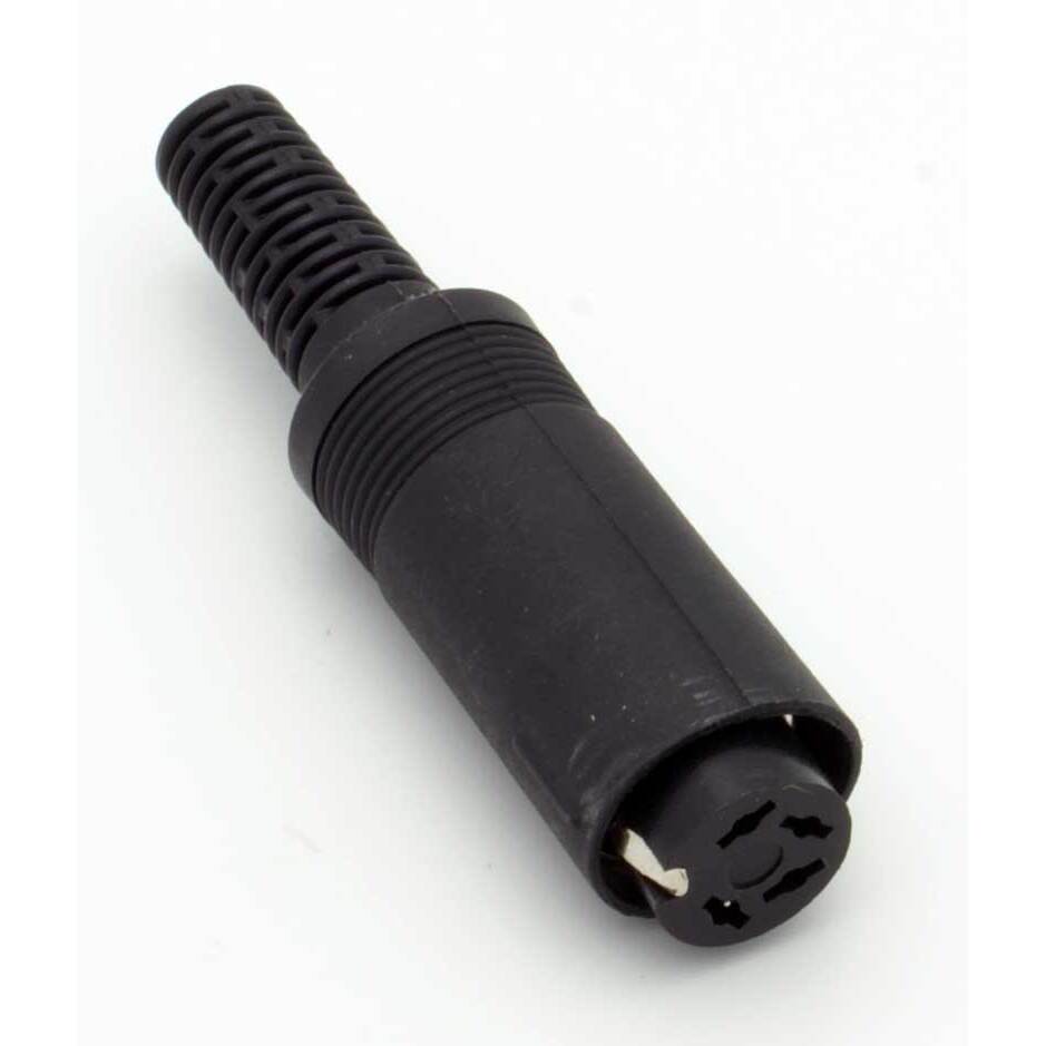 4 Pin DIN Female Inline Jack Connector