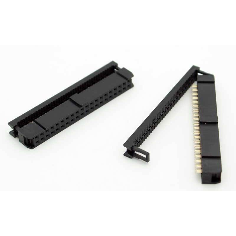 40 Pin IDC Female Socket Connector 0.1" (Keyed) - 2 Pack