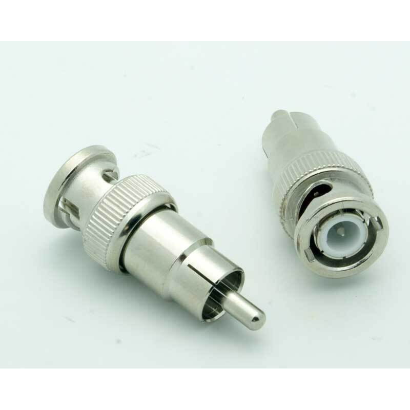 BNC Male - RCA Male Adapter – Vetco Electronics