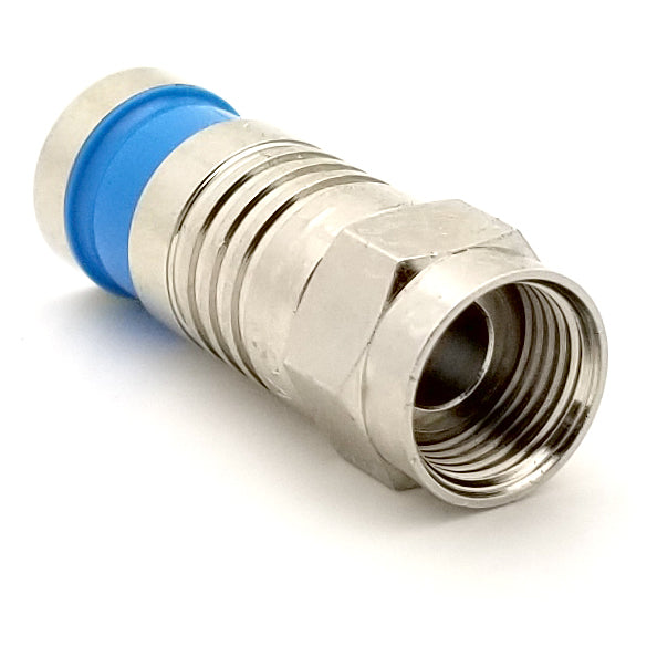 F Compression Connector for RG6 Quad (RG-6)