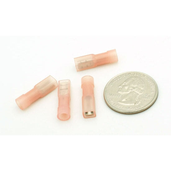 Female Quick Disconnect Terminal - Fully Insulated - 22-18 AWG - .110 ...