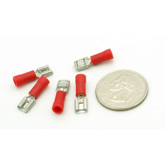 Female Quick Disconnect Terminal - 22-18 AWG - .187" - 100 Pack