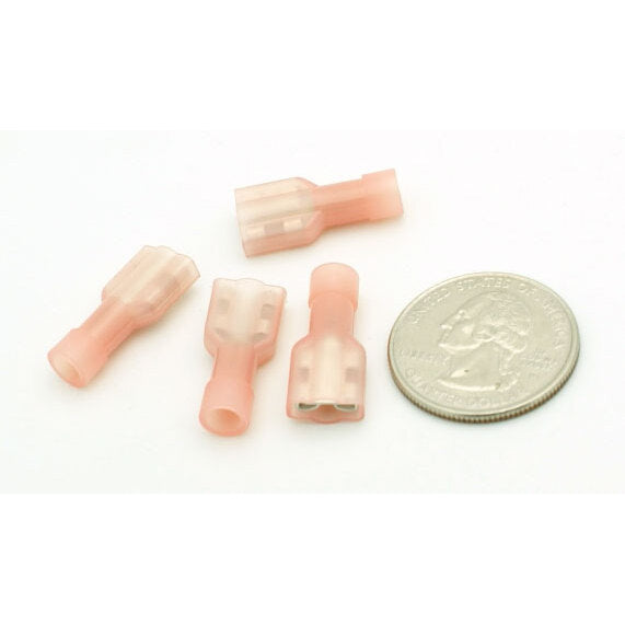 Female Quick Disconnect Terminal - Fully Insulated - 22-18 AWG - .250 ...