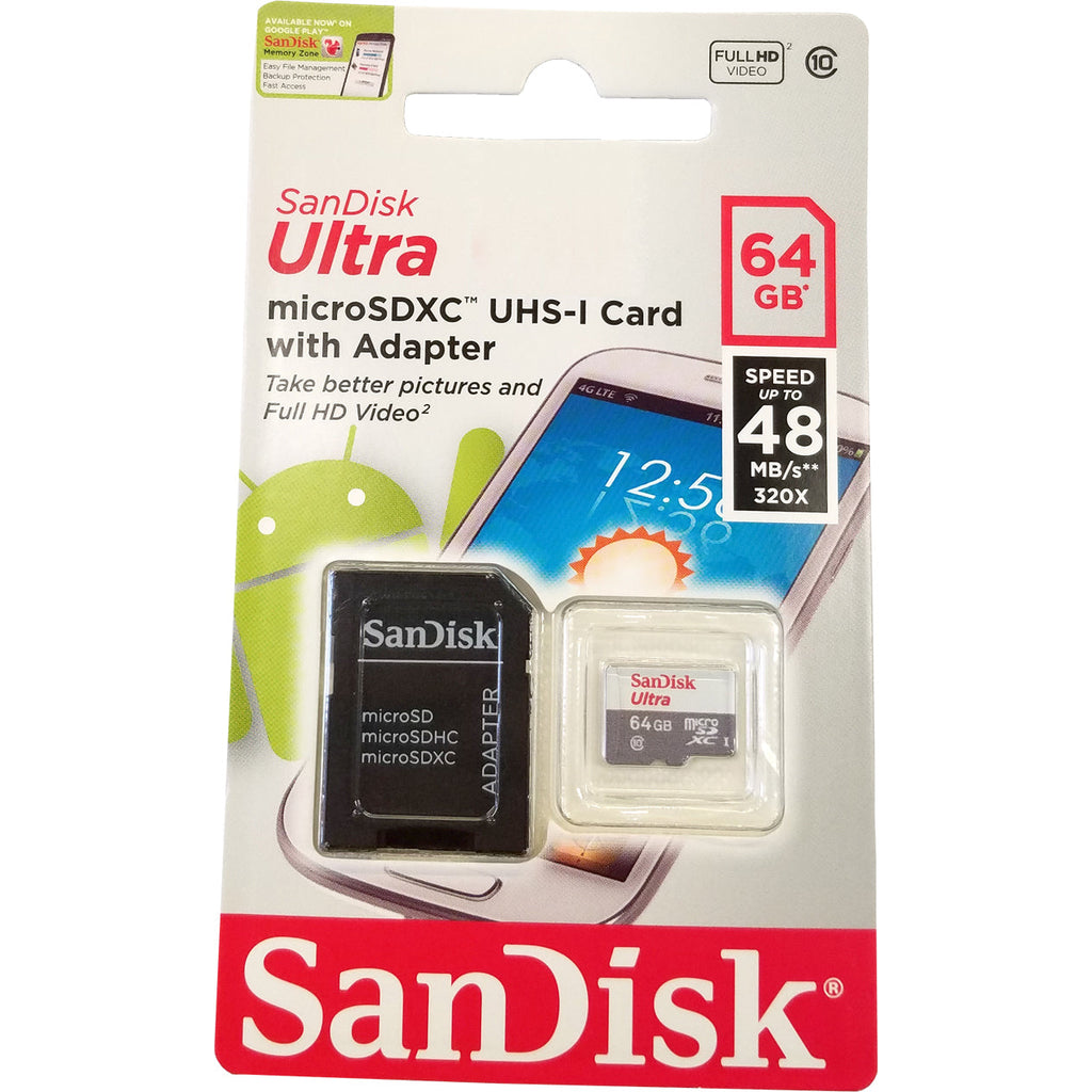 Micro SD Card 64 GB (With adapter) – Vetco Electronics