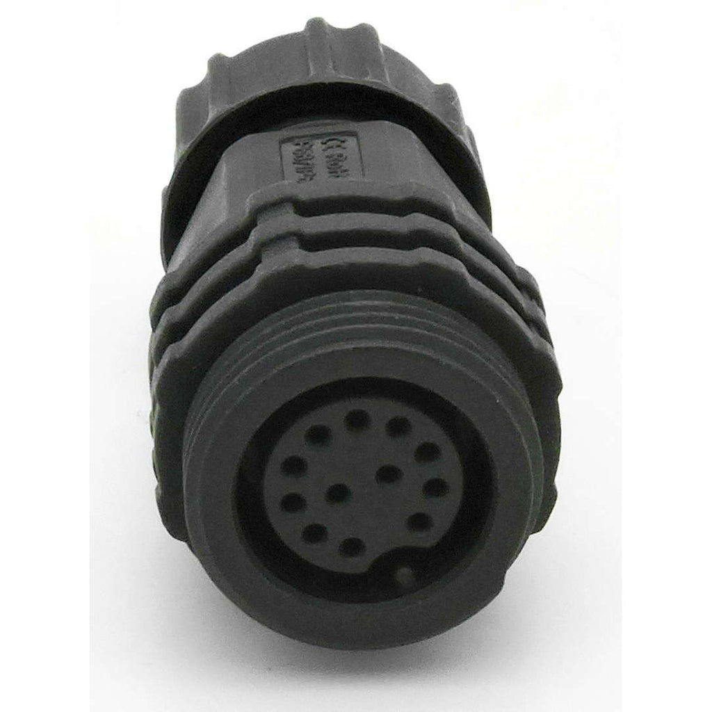 LARGE Series Waterproof Connector - 12 pin Female Inline