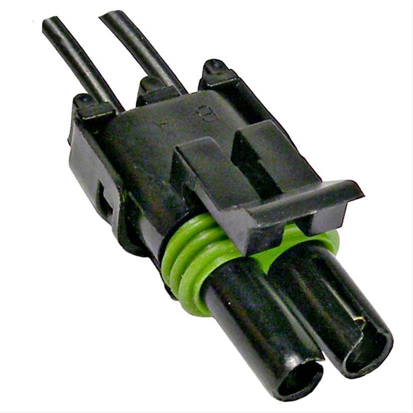 Delphi Weather pack 2 pin female pigtail – Vetco Electronics