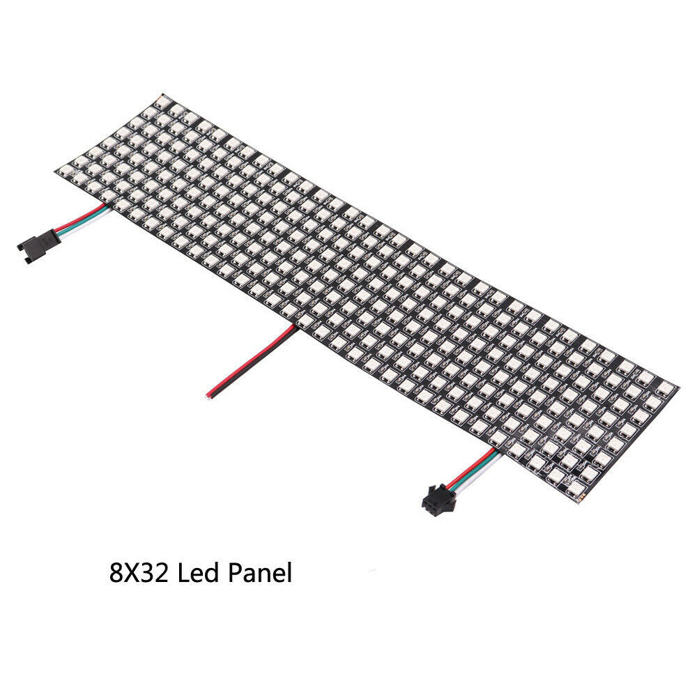 Addressable LED Matrix 8x32 Panel - Flexible - (Like NeoPixel) ws2812b
