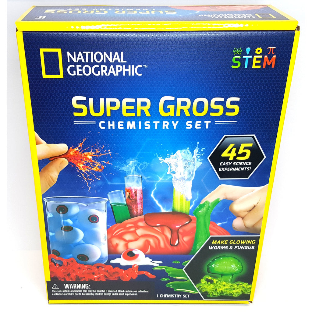 NATIONAL GEOGRAPHIC Gross Science Lab - 15 Gross Science Experiments ...