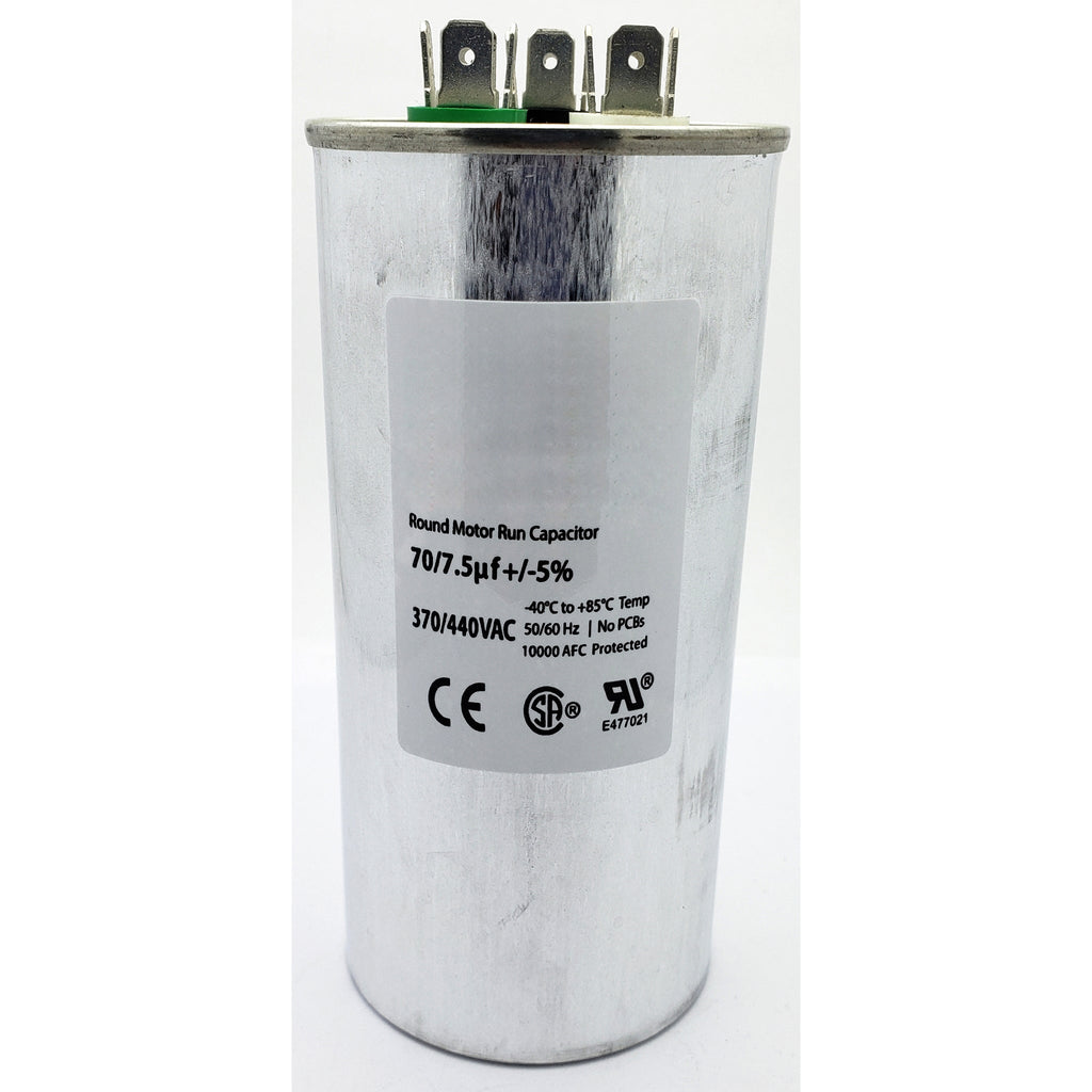 Motor Run Dual Capacitor 7.5/70 uF 370-440V