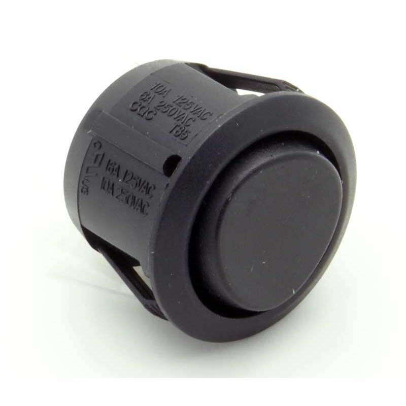 SPDT Round Momentary Rocker Switch (On)-Off-(On) 10A - VUPN2107