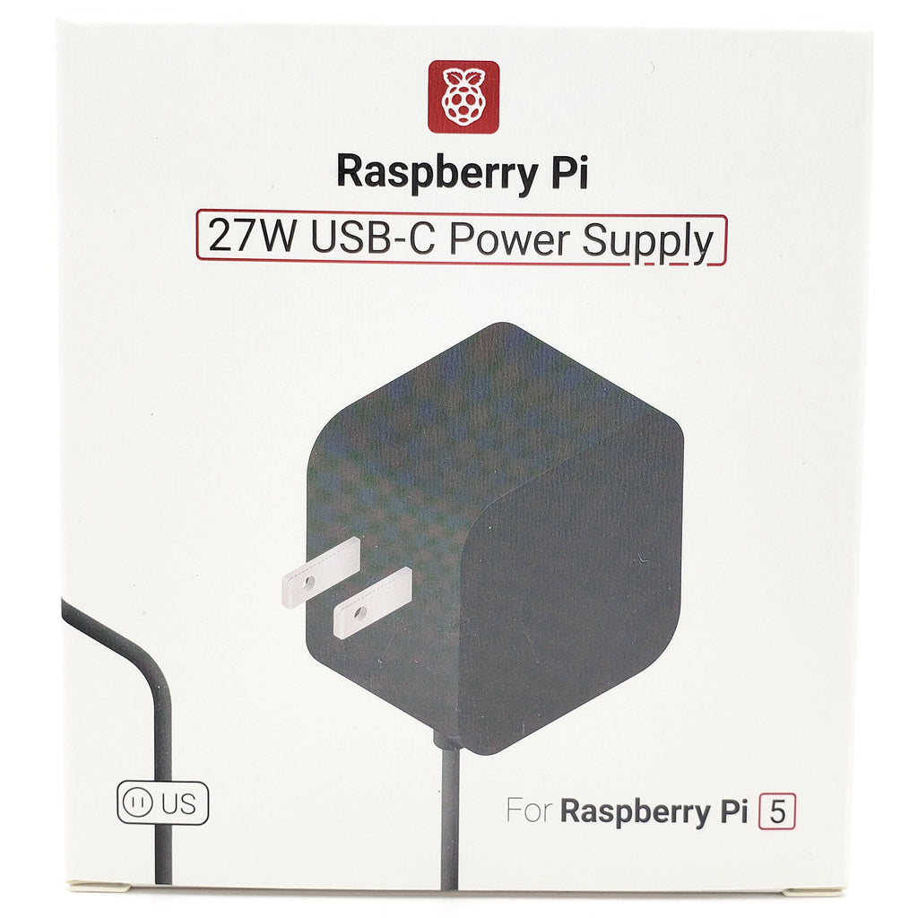 Raspberry Pi USB-C 27W Power Supply - Official - PD Support – Vetco ...