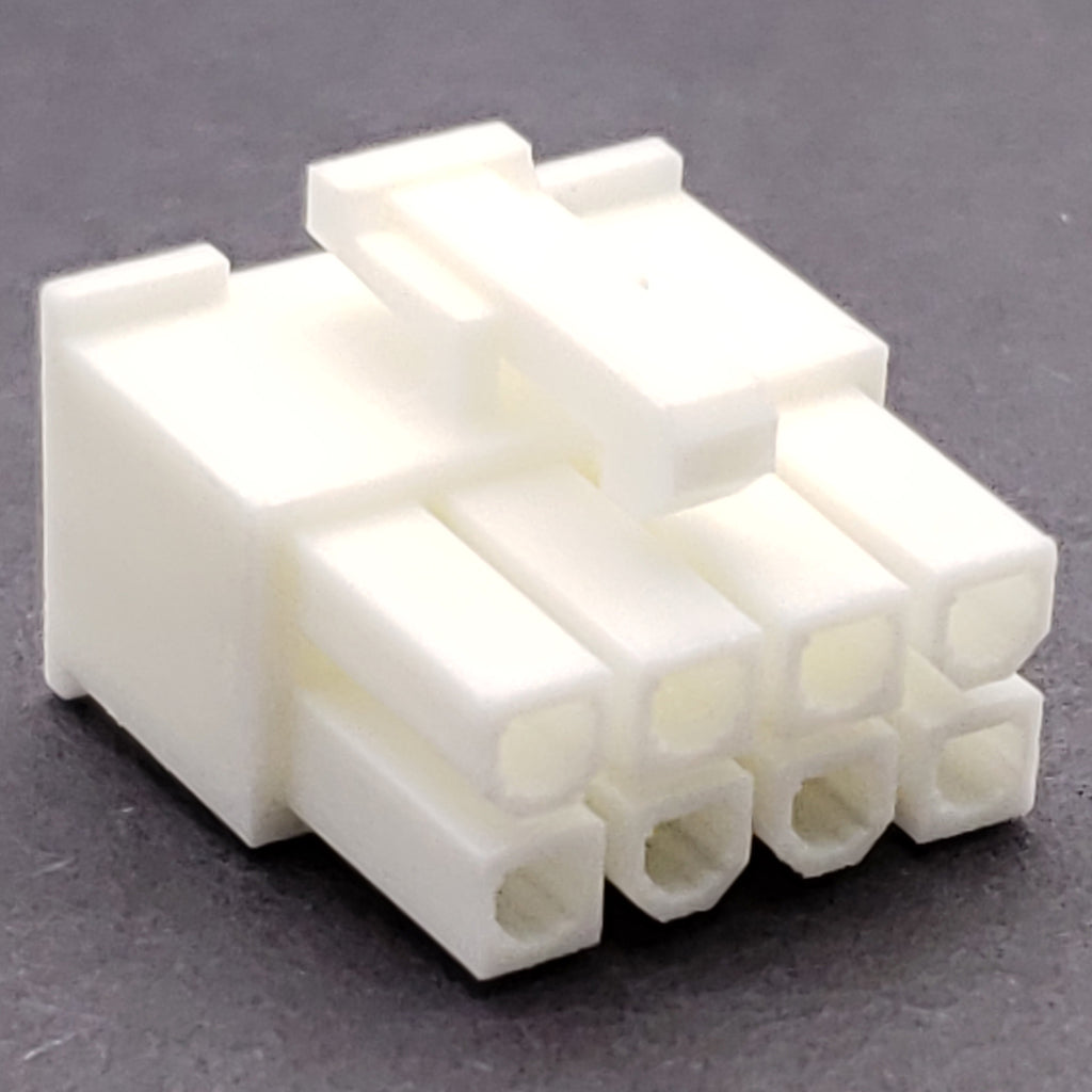 8-pin (2x4) Molex Mini Fit Jr. 0.165 MOLEX 39-01-2085 - White