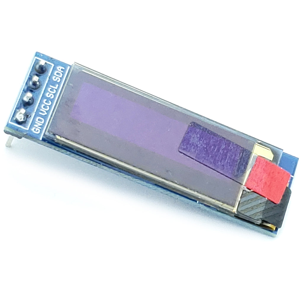0.91'' 128x32 IIC I2C Blue OLED LCD Display DIY Module DC3.3V 5V For ...