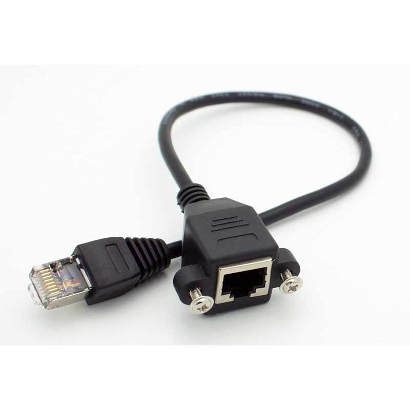 Panel Mount RJ-45 Jack / Panel Mount RJ-45 Extension Cable - 11 ...