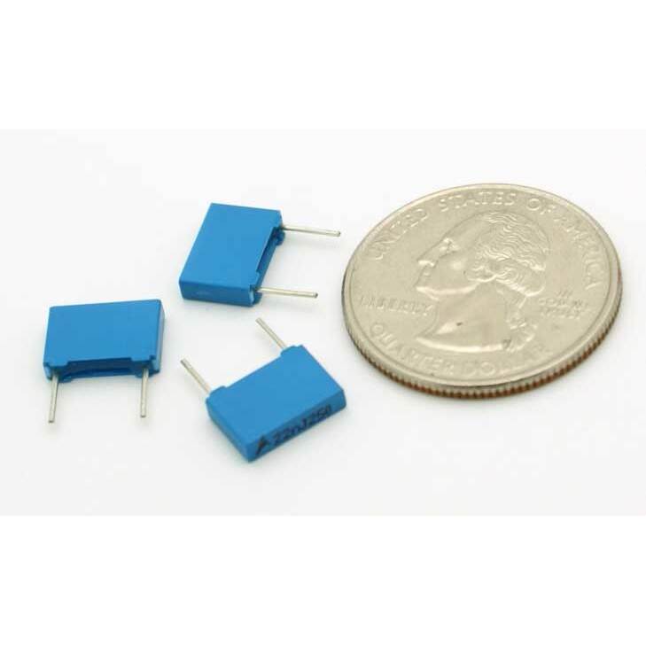 film capacitor 2200 pF ±5% 250 volts