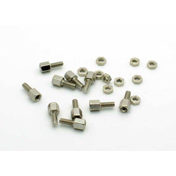 D-Sub Hex Screw / Standoff w/Nuts, 10 Pack