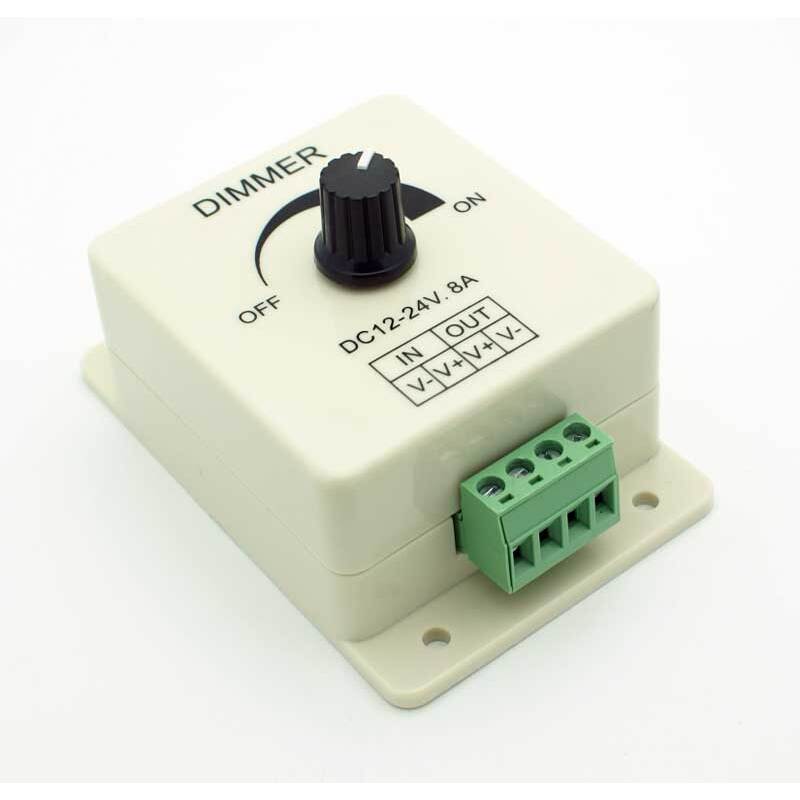 LED Dimmer (12~24VDC) - 8A Max.