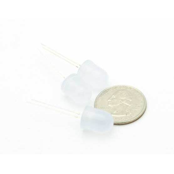 White Jumbo LED (10mm) - 3 Pack