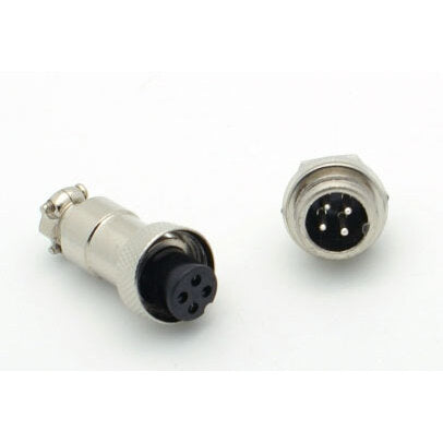 4 Pin Miniature Microphone Connector (Male/Female Pair)
