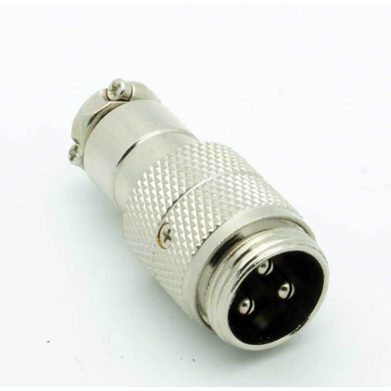 3 Pin Male Inline CB Mic Connector
