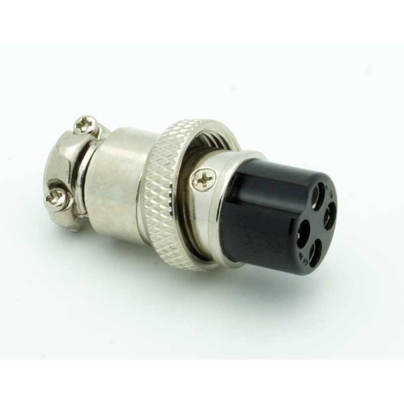 4 Pin Female Inline CB Mic Connector