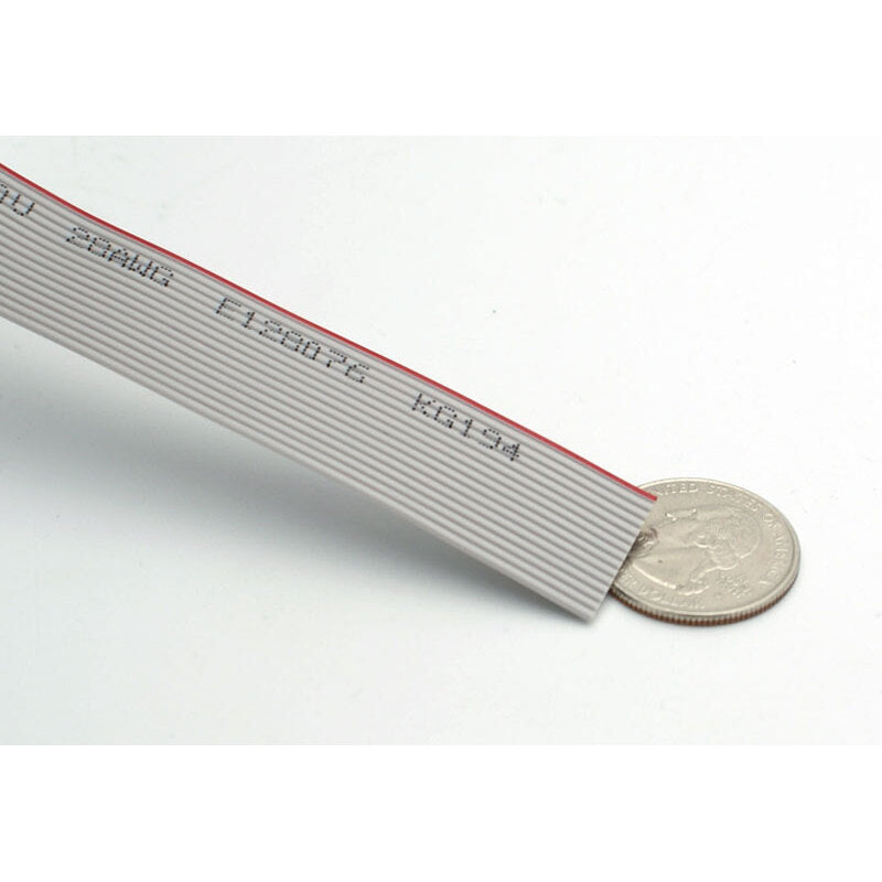 15 Conductor .05" Pitch 28 AWG Ribbon Cable