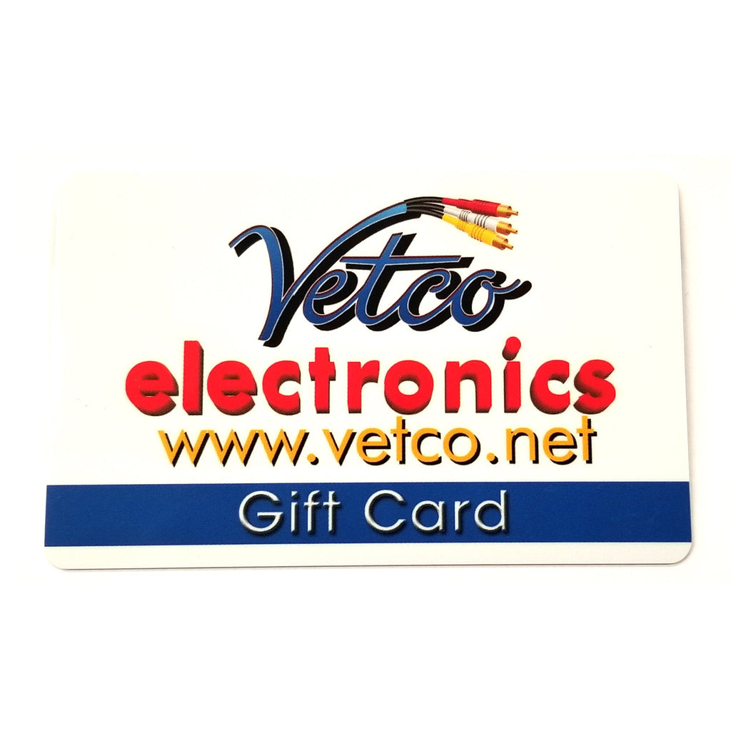 Vetco Electronics Gift Card - Choose Your Value